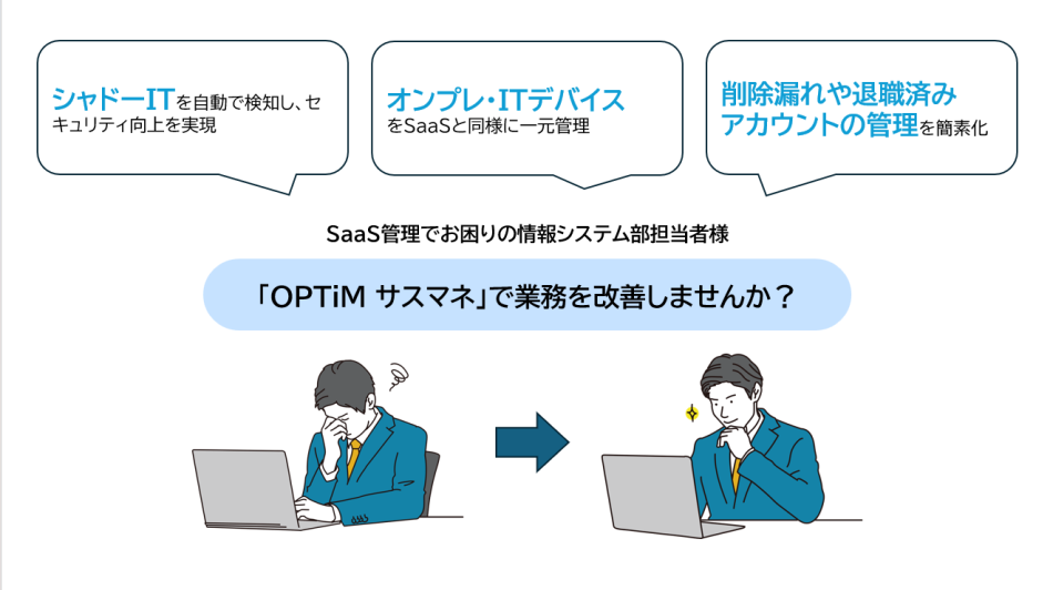 OPTiM サスマネとは？価格・機能・使い方を解説｜ITトレンド